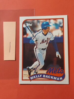 1989 Topps #508 Wally Backman, cd1 | eBay
