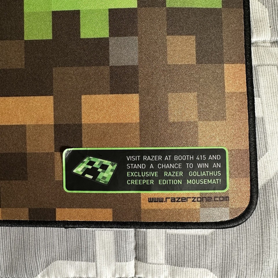 Razer Minecon 2011 Mousepad Brand New Extremely Rare Collectors Item ...