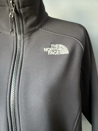 The North Face Women Soft Shell Jacket Black Medium Fleece Lining ...