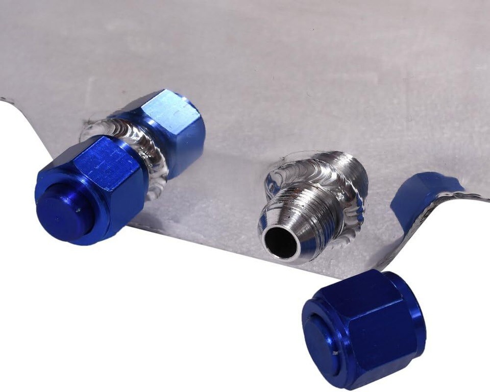 20 Gallon/80L Fuel Cell Gas Tank Polished Aluminum + Level Sender& Cap ...