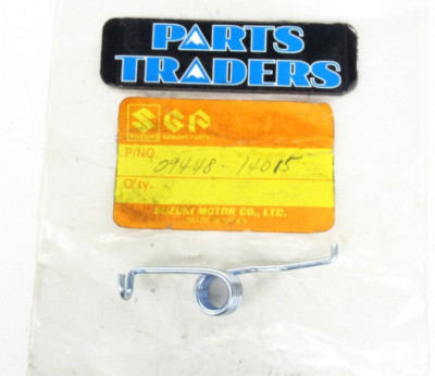 NOS Genuine Suzuki Left Footpeg Spring PE175 PE250 PE400 RM100 RM125 ...