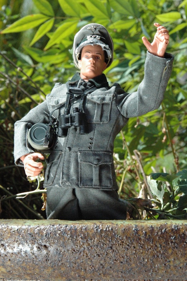 WW2 German Lieutenant Infantry Officer 1/6 Scale 12 Inch Custom Action ...