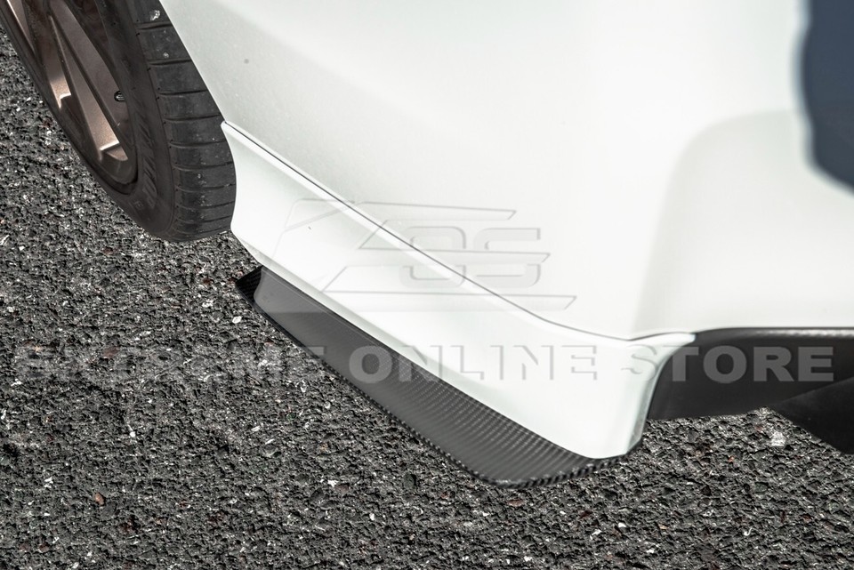 For 15-21 Subaru WRX STi | JDM CS Style CARBON FIBER Rear Apron Lip ...