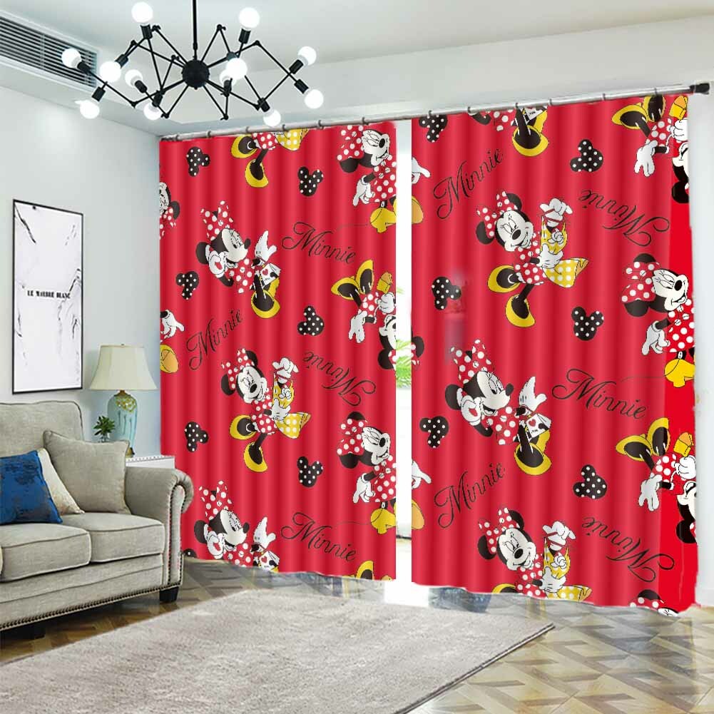 Mickey Mouse Curtain Disney's Mickey Mouse Allover Print Shower