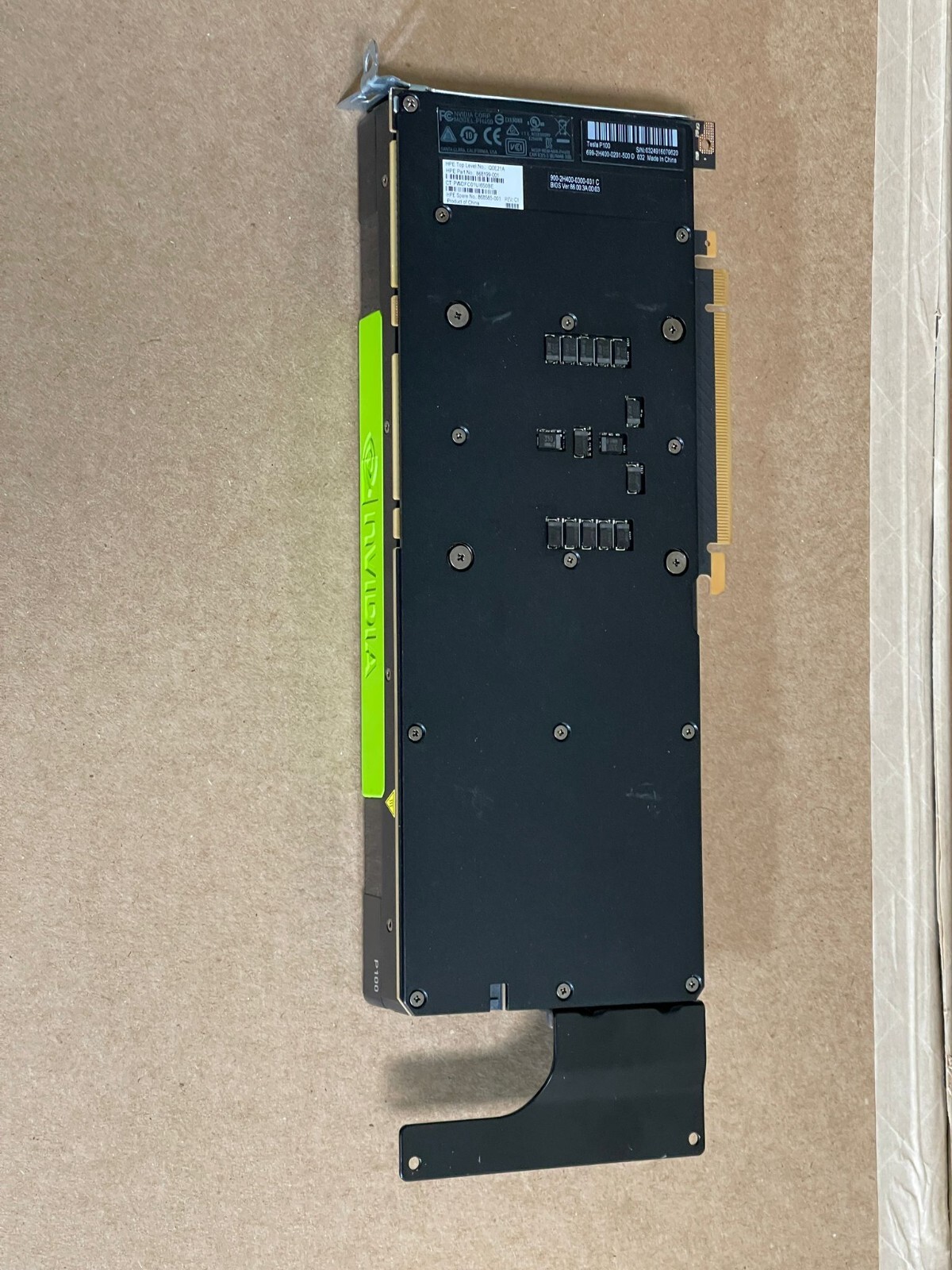 NVIDIA TESLA P100 Passive GPU HBM2 16GB PCI-EXPRESS Graphics Card Dell ...