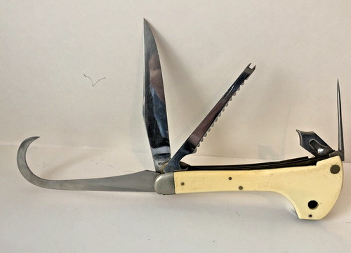 Vintage Voss Cutlery Co. Anglers Multi-Tool Fishermans Knife Germany | eBay