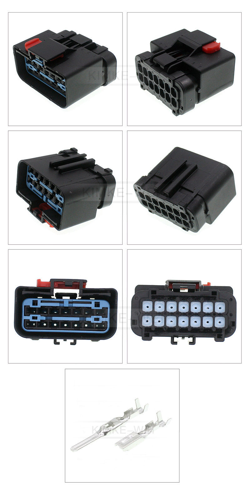14 Pin/Way Delphi Apex 2.8mm Automotive Male Female Connector Plug ...