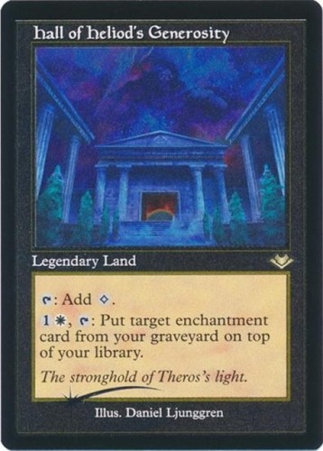 MTG English Hall of Heliod's Generosity (Retro Frame) (Foil Etched) NM ...