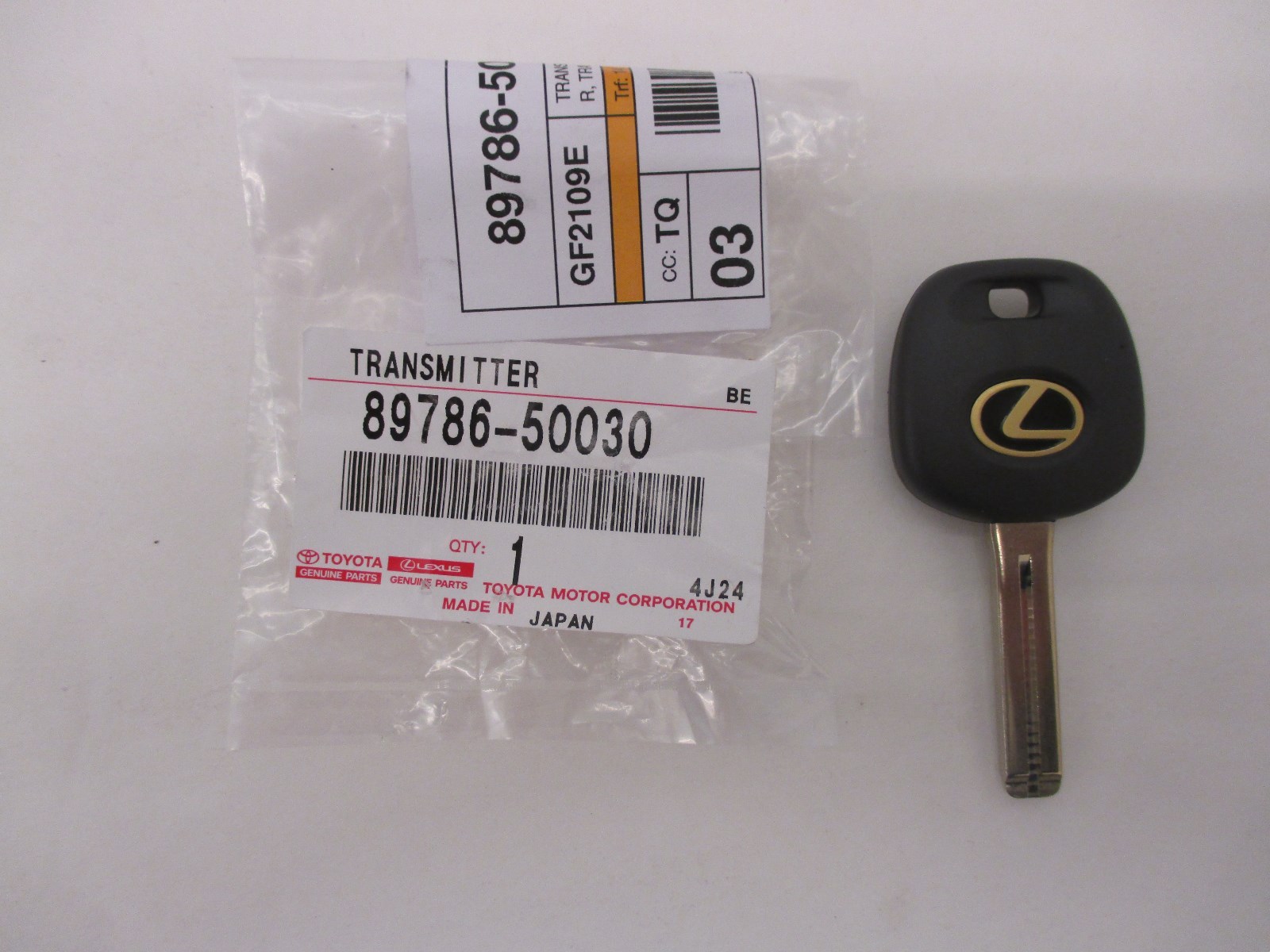 LEXUS OEM FACTORY BLANK SUB KEY 2002-2003 ES300 89786-50030 | eBay