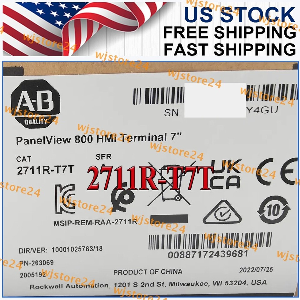 New NEW PLC 2711R-T7T PANELVIEW 800 7-INCH HMI TERMINAL AB 2711 RT7T | eBay