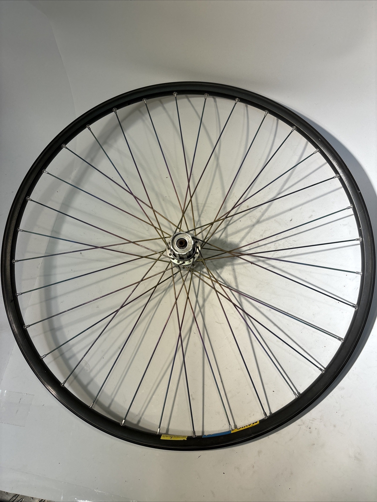Rare! DT Swiss/Hugi Oil Slick Wheelset, 700c, Mavic Open 4 CD Rims Hugi ...