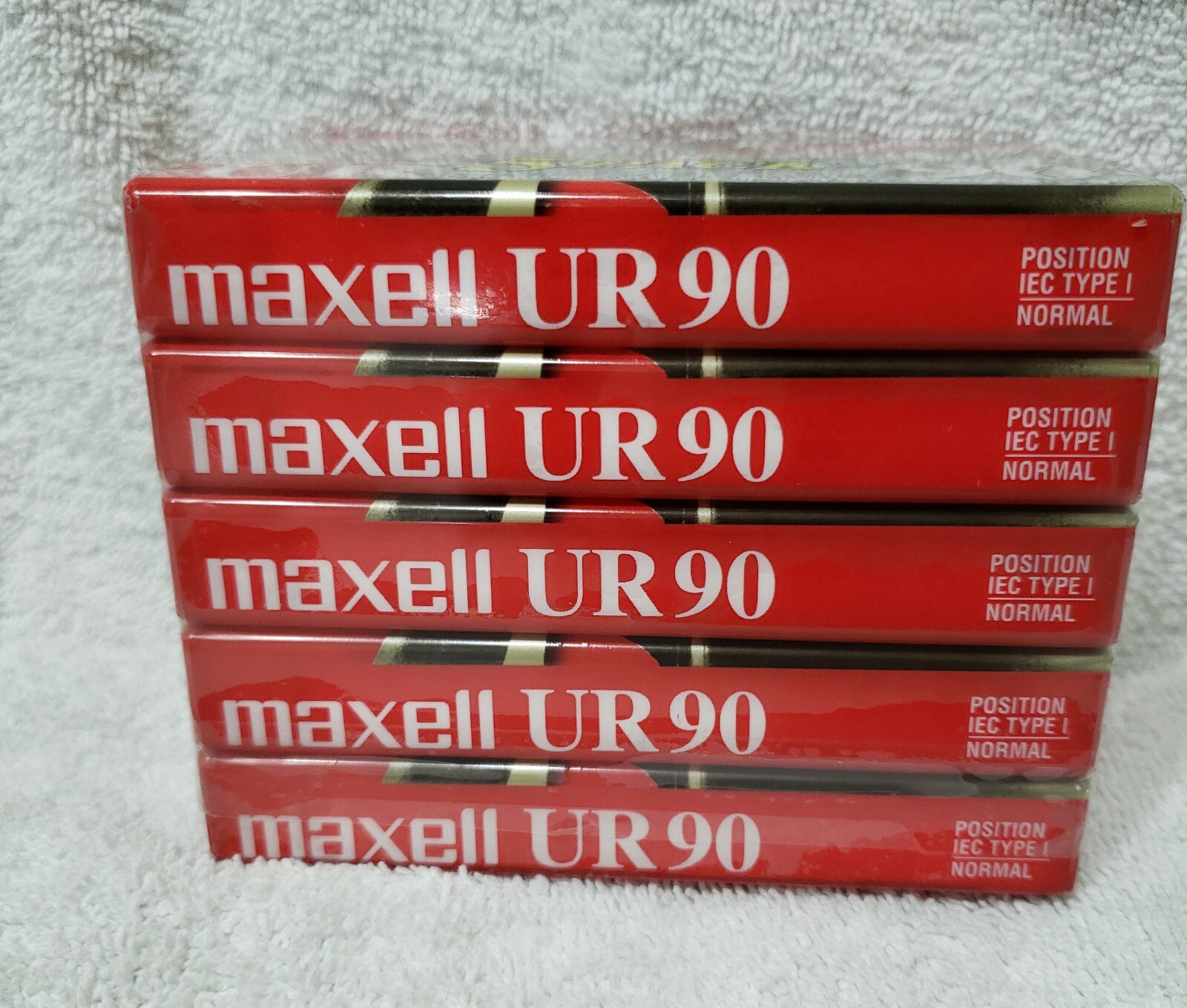 Maxell UR 90 Minute Blank Audio Cassette Tapes (5 pack) Normal Bias NEW ...