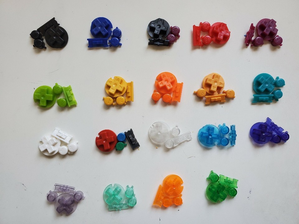 GBC Game Boy Color Replacement Button Shell Set Gameboy Color | eBay