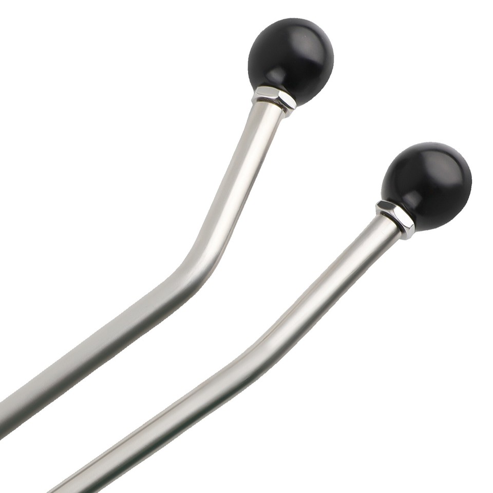 Stainless Twin-Stick Shifter + Boot for GMC NP205 8-Bolt Transfer Case ...