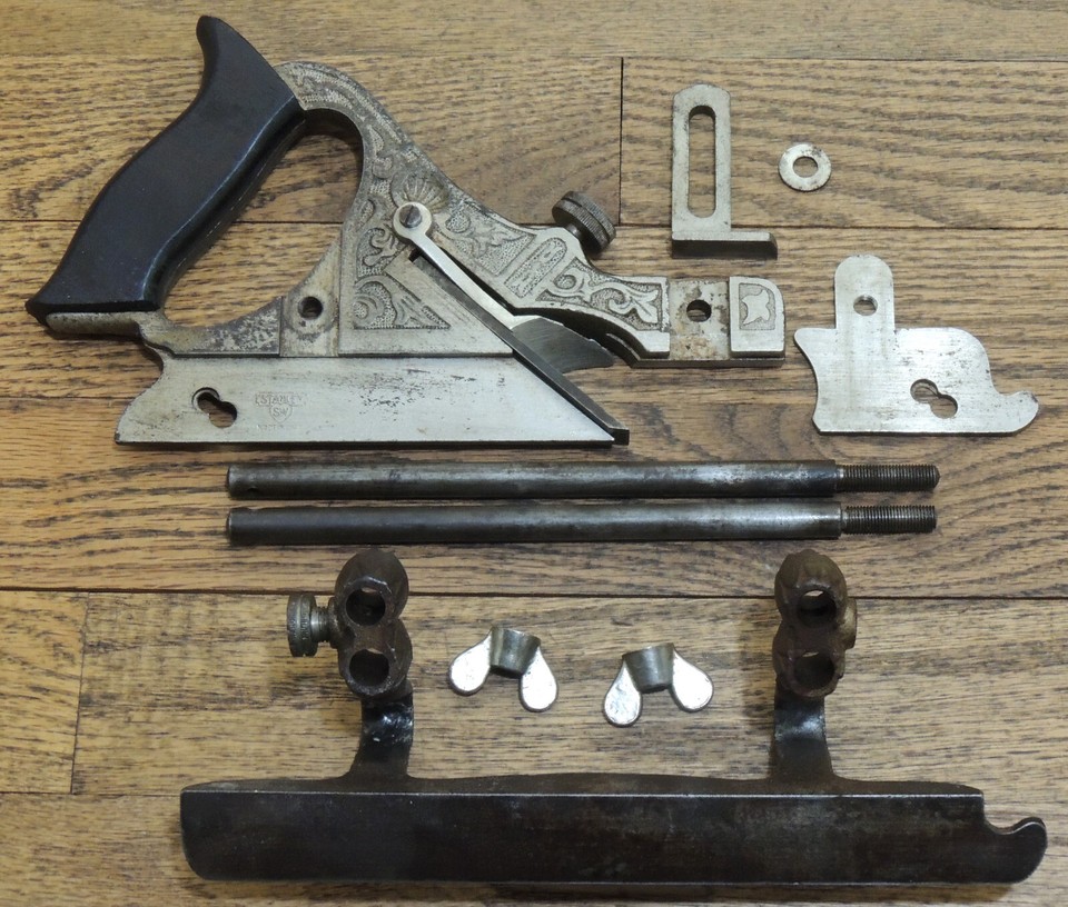STANLEY SWEETHEART ERA No. 141 MILLER'S PATENT PLOW PLANE-ANTIQUE HAND ...