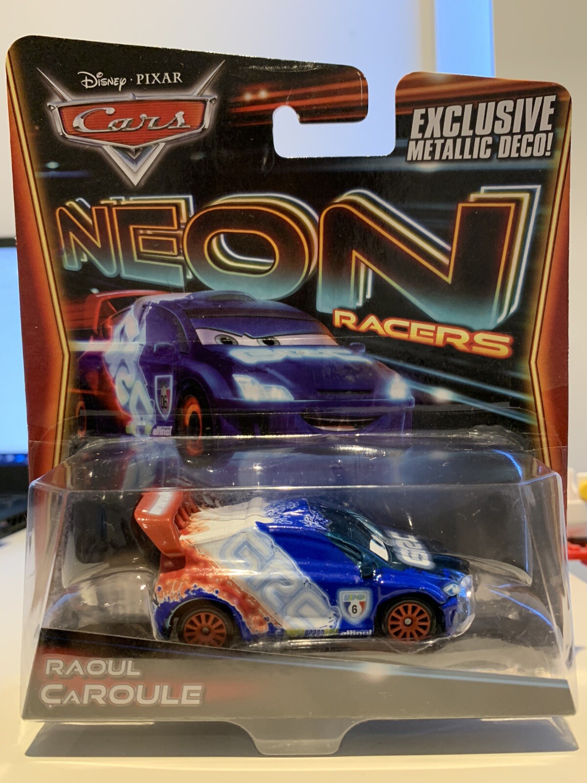 Disney Pixar Cars Raoul CaRoule Neon Racers Die Cast Legends | eBay