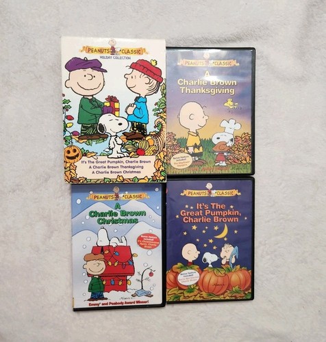 PEANUTS CLASSICS HOLIDAY COLLECTION 3 DVD BOX SET CHARLIE BROWN AND ...