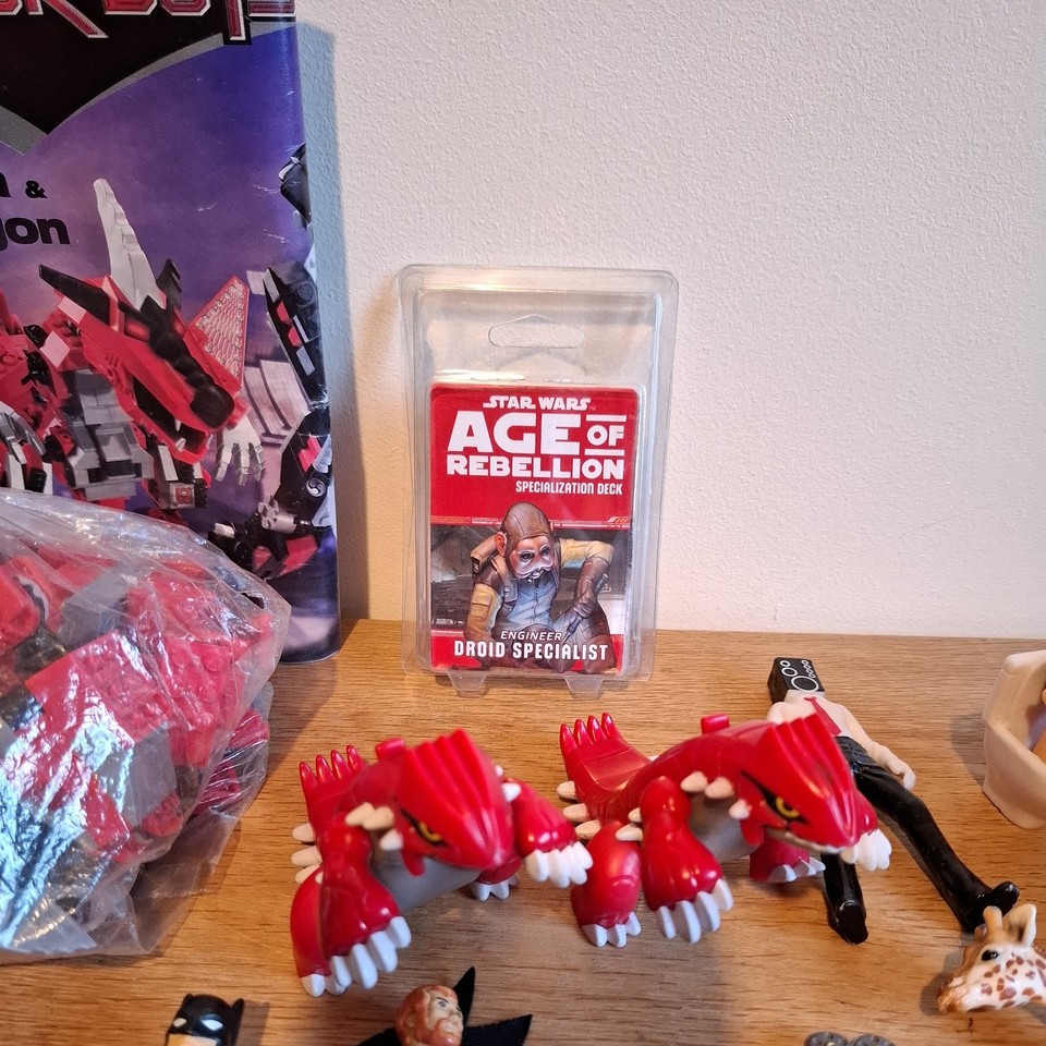 Toy Bundle / Job Lot. Mega Bloks, Batman, Ben 10, Tazos, Action Man ...