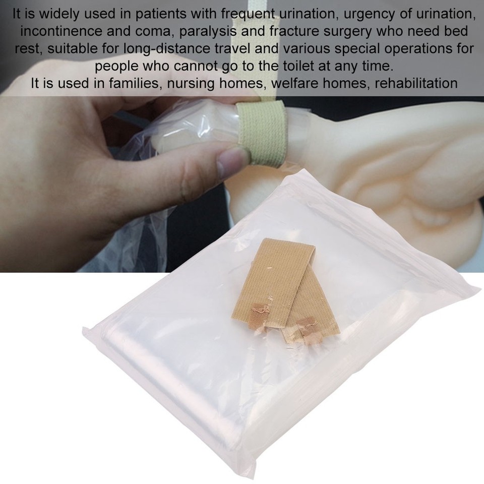30 Disposable Male Urinal Pee Bags Large Capacity 1700ml For ...