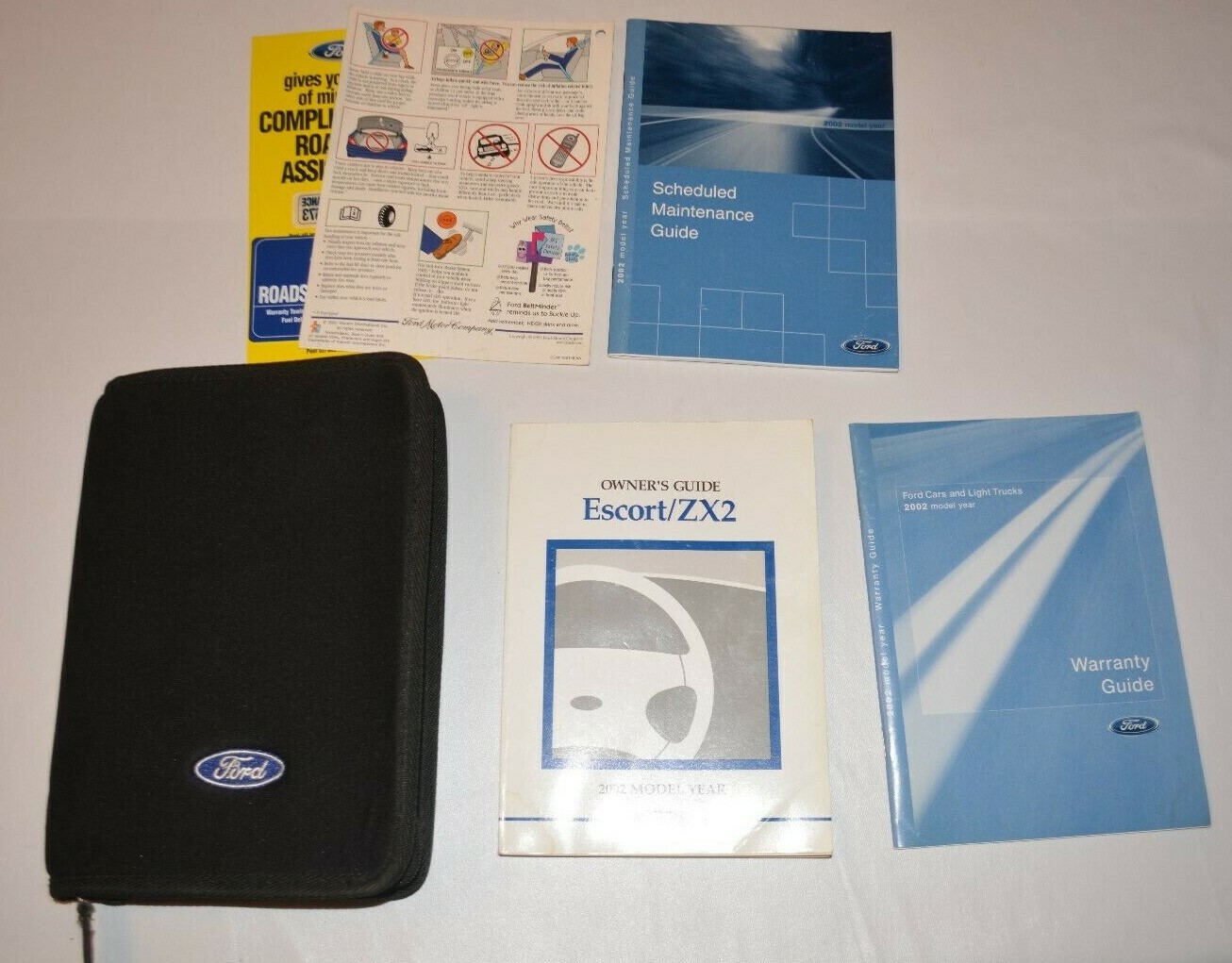 2002 FORD ESCORT / ZX2 OWNERS MANUAL GUIDE BOOK SET WITH CASE OEM | eBay