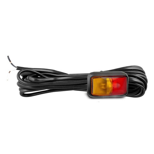 LED Autolamps Side Marker with 3m Cable Red/Amber 58 x 35x21mm 10-30V ...