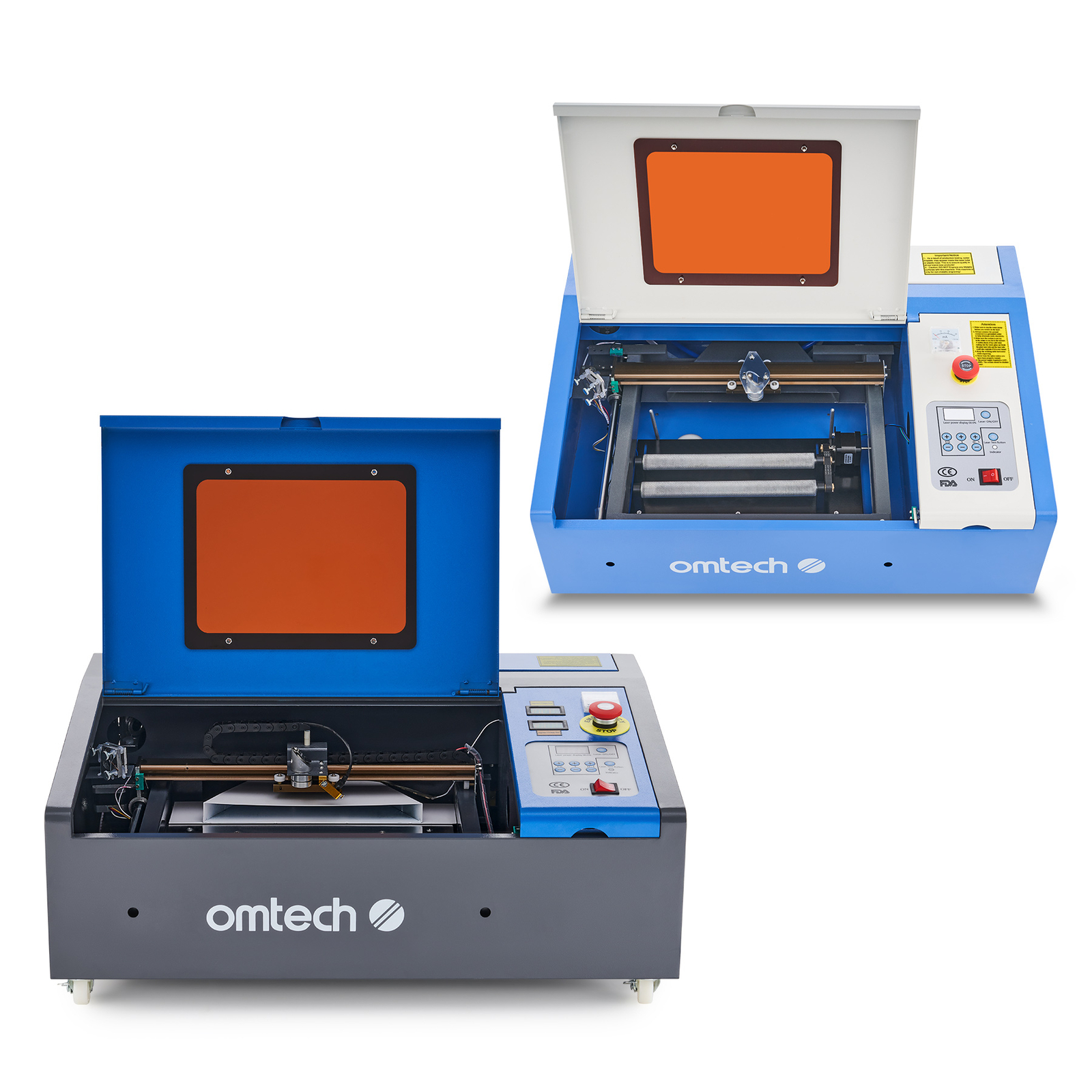 OMTech Rotary Axis for K40 40W CO2 Laser Engraver Marker Engraving ...