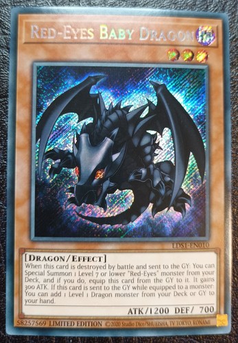 Yu-Gi-Oh! Red-Eyes Baby Dragon LDS1-EN010 Secret Rare | eBay