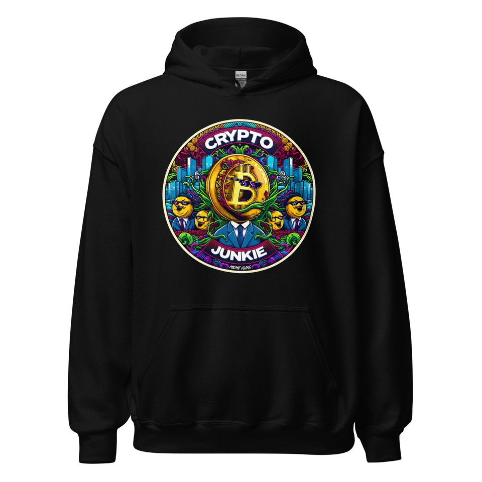 Meme Coins Rule! Crypto Junkie Bitcoin Altcoins Pullover Hoodie ...