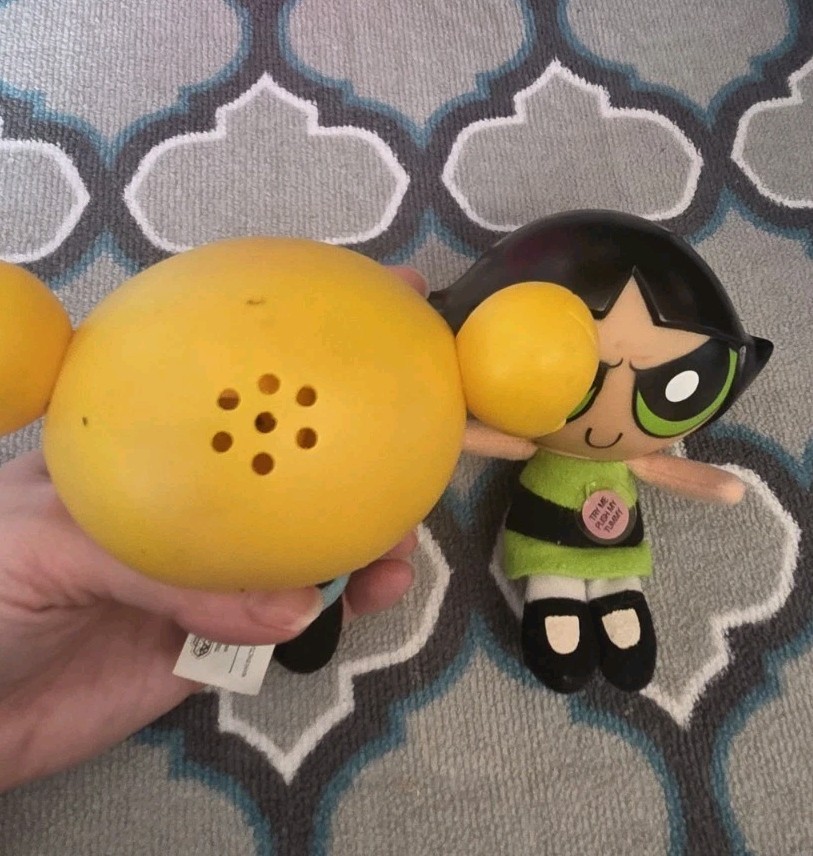 Vtg 1999 Power Puff Girls Talking Buttercup Non Working Bubbles Cartoon ...
