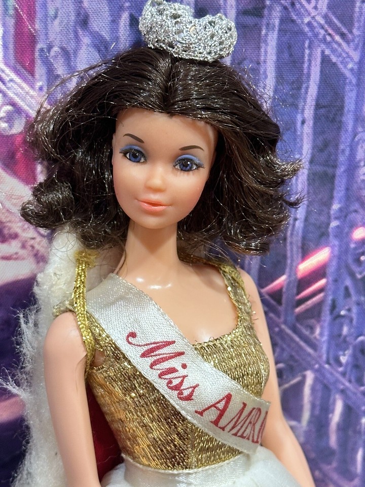 Vintage Walk lively Steffi Miss America Barbie Sears Exclusive Mattel 🌹 ...
