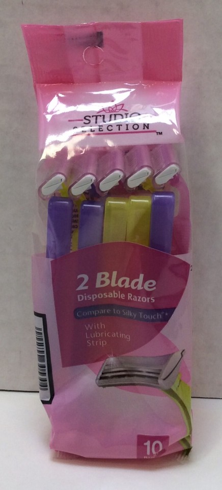 Studio Selection Women's Disposable Razors, Silky Touch 2 Blade, 30 ...