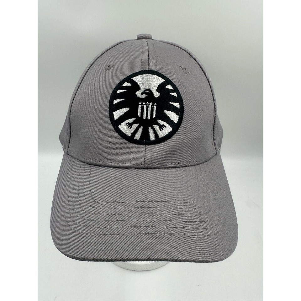 Captain Marvel Shield Baseball Cap. Gray. New | eBay