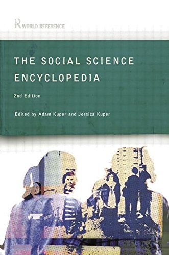 THE SOCIAL SCIENCE ENCYCLOPEDIA By Adam Kuper *Excellent Condition ...