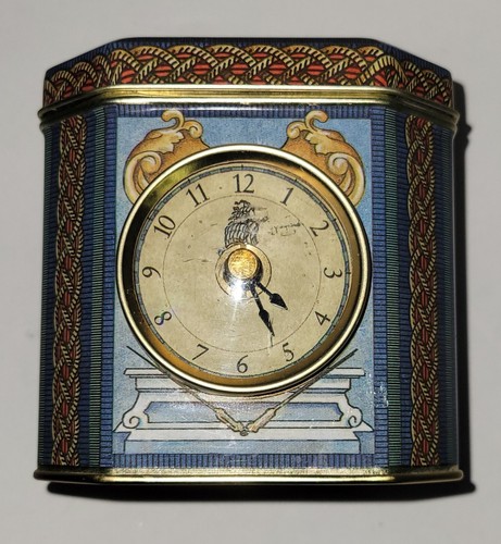 Vintage Decorative Small Tin Clock Box As/Is | eBay
