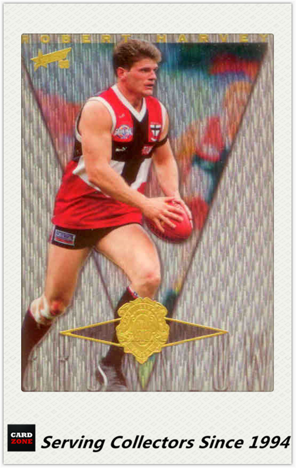 1998 Select AFL Trading Card Medal Card MC1 Robert Harvey ( 1997 ...