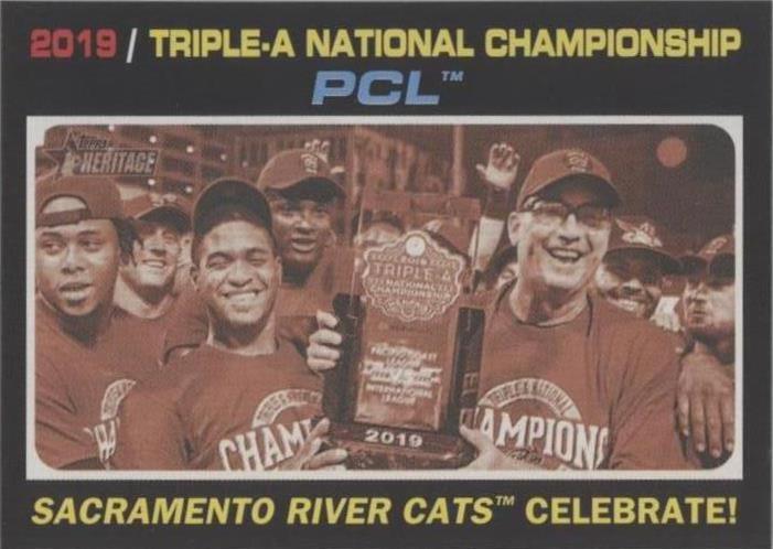 2020 Topps Heritage Minor League Edition - 1971 Playoff Highlights ...