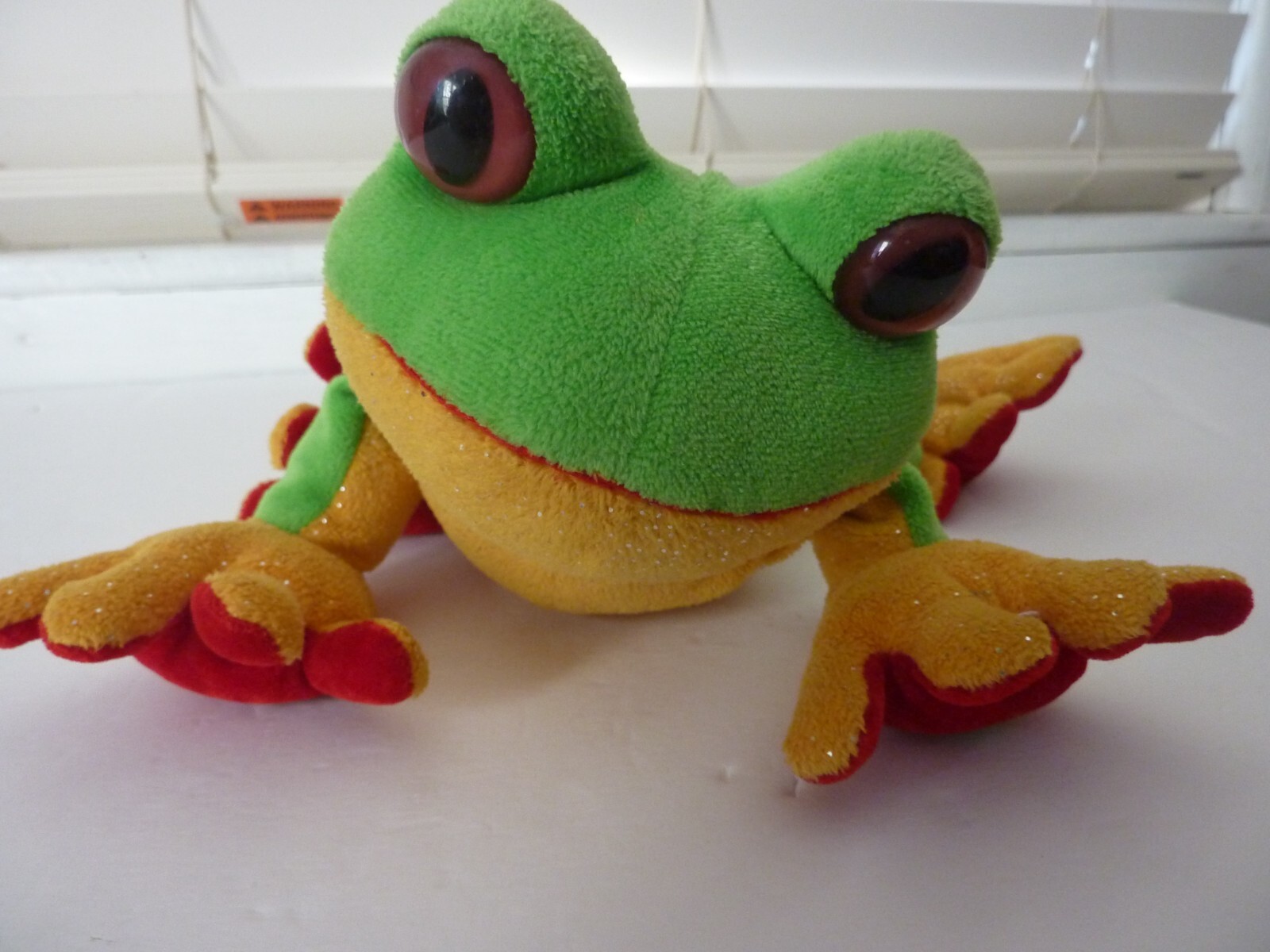 Ganz Webkinz Tree Frog Plush Tropical Stuffed Animal Wild Nature Soft ...