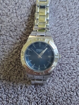 Fossil Women's Blue Dial Stainless Steel Watch PR5334 30mm A3 | eBay