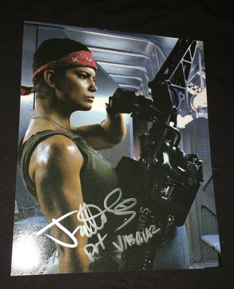 Jenette Goldstein signed 8x10 photo Aliens poster Vesquez Terminator ...