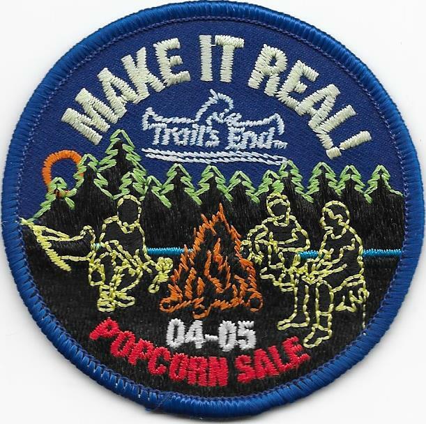 2004 - 2005 Trail's End Popcorn Sale Patch Boy Scouts of America BSA | eBay