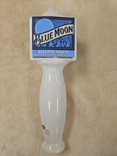Blue Moon Belgian White Draft Wheat Ale Beer Tap Keg Handle 10 ...