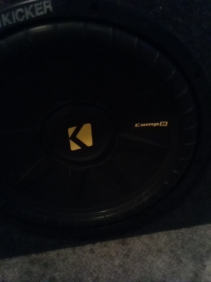 12” Kicker Comp Subwoofer D12 4 Ohms in vented enclosure | eBay