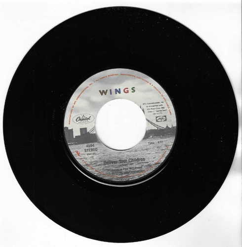 WINGS - I'VE HAD ENOUGH /DELIVER YOUR CHILDREN - 1978 7" 45rpm VINYL ...