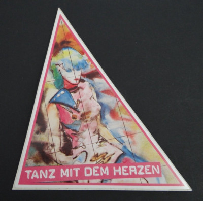 Promotional Stickers Dance Mit Dem Heart 1982 Kraftwerk Spider Murphy ...