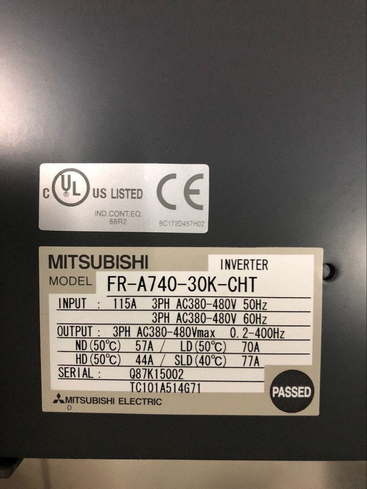 Used FR-A740-30K-CHT 30KW 380V inverter A700 Mitsubishi Free Shipping ...