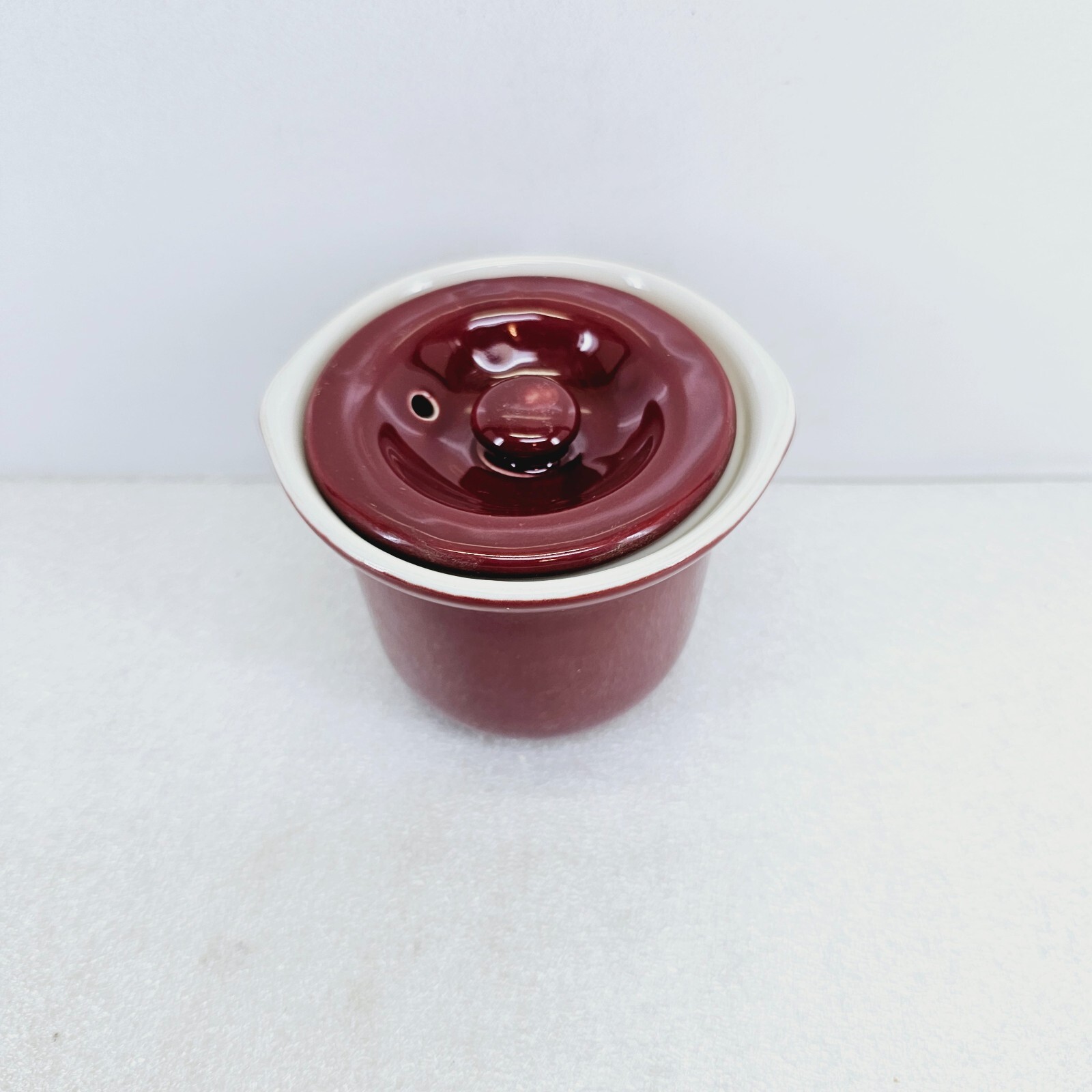 Hall china Pottery #470 Individual Bean Pot Or Casserole with lid NEW ...