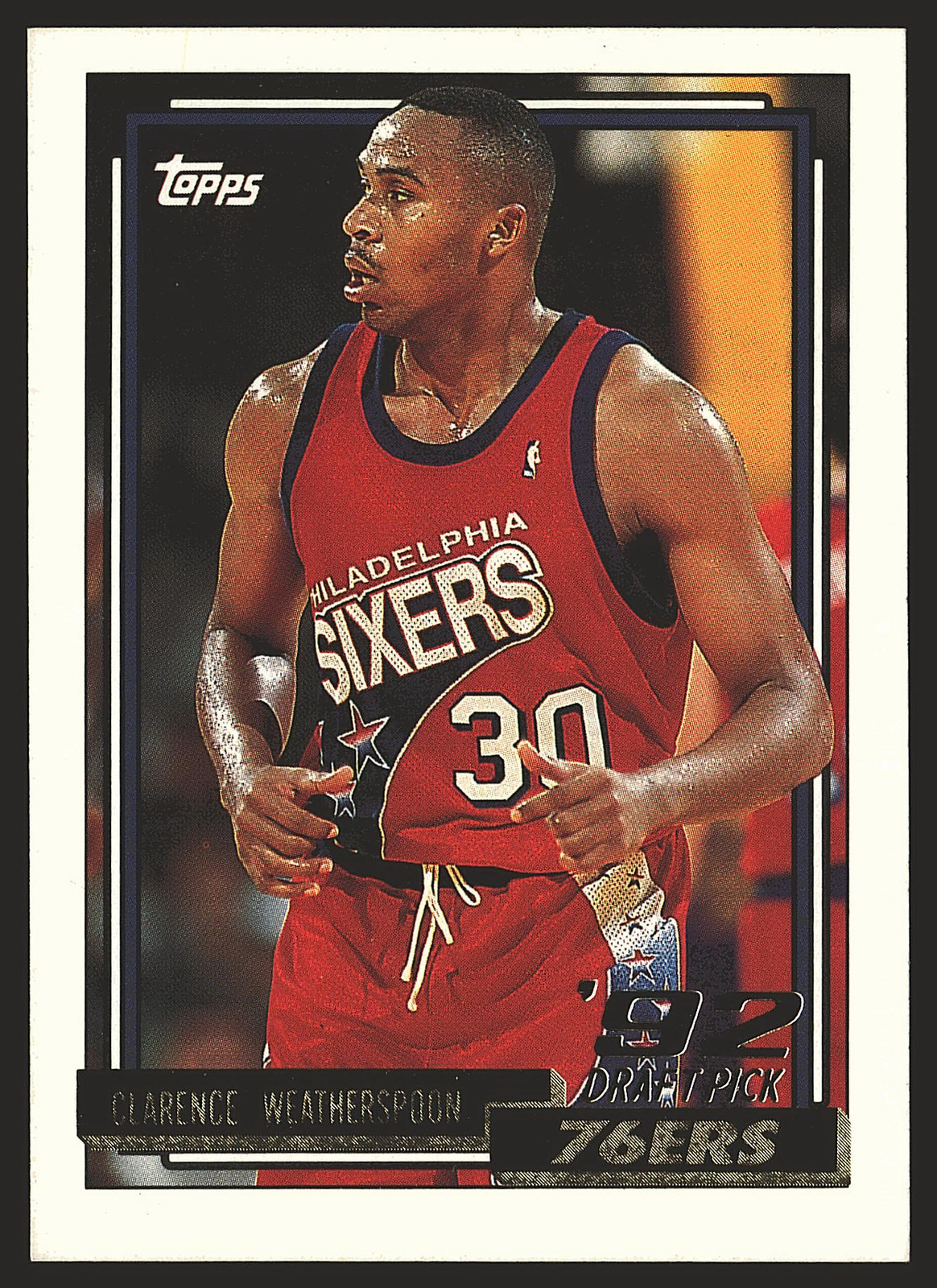 1992-93 Topps #294 Clarence Weatherspoon Gold | eBay