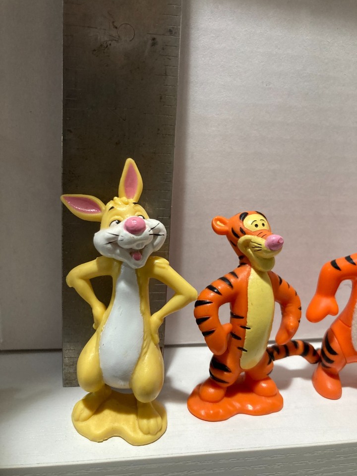 Vintage Disney Winnie The Pooh PVC Figures Tigger & Rabbit & McDonald's ...