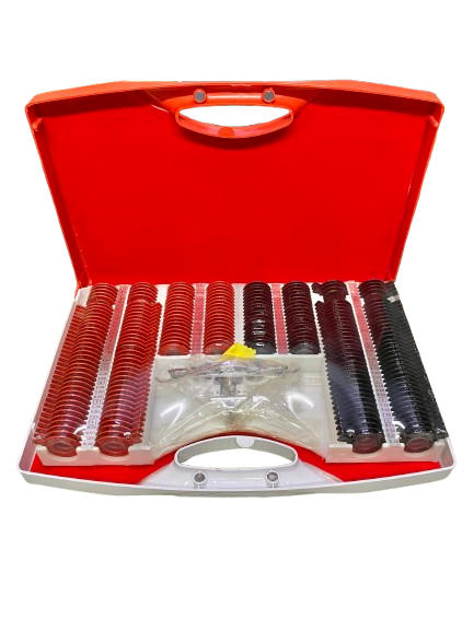 221 PCS Optimed Optometry Optical 38mm Trial Lens Kit Metal Set Plastic ...