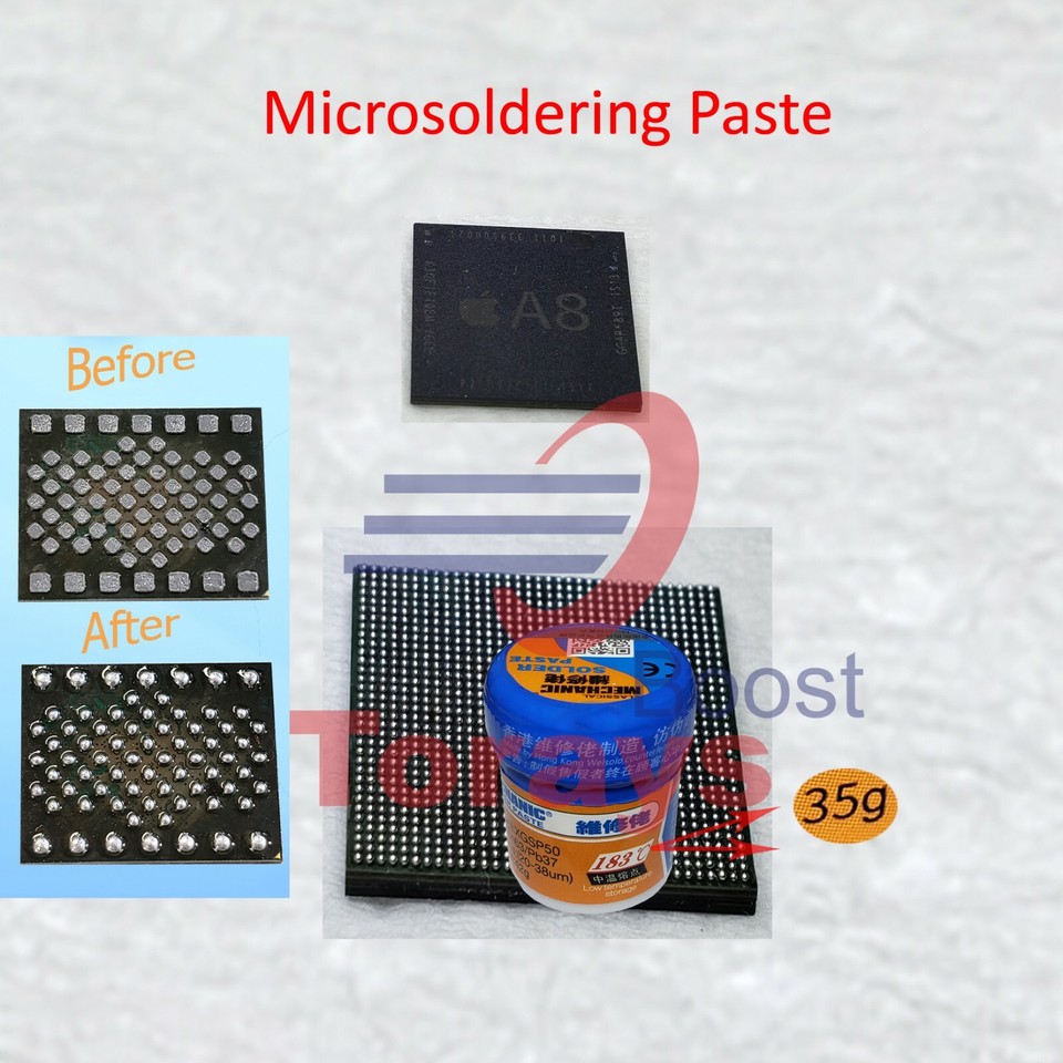 MECHANIC Lead-free Low Temperature SMT Melt Melting Point 183C Solder ...